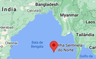 Mapa Da Ilha Sentinela Do Norte Indígenas – As 100 últimas